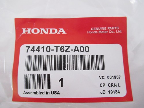 Genuine OEM Honda 74410-T6Z-A00 Passenger Rear Fender Flare 2017-2018 ...