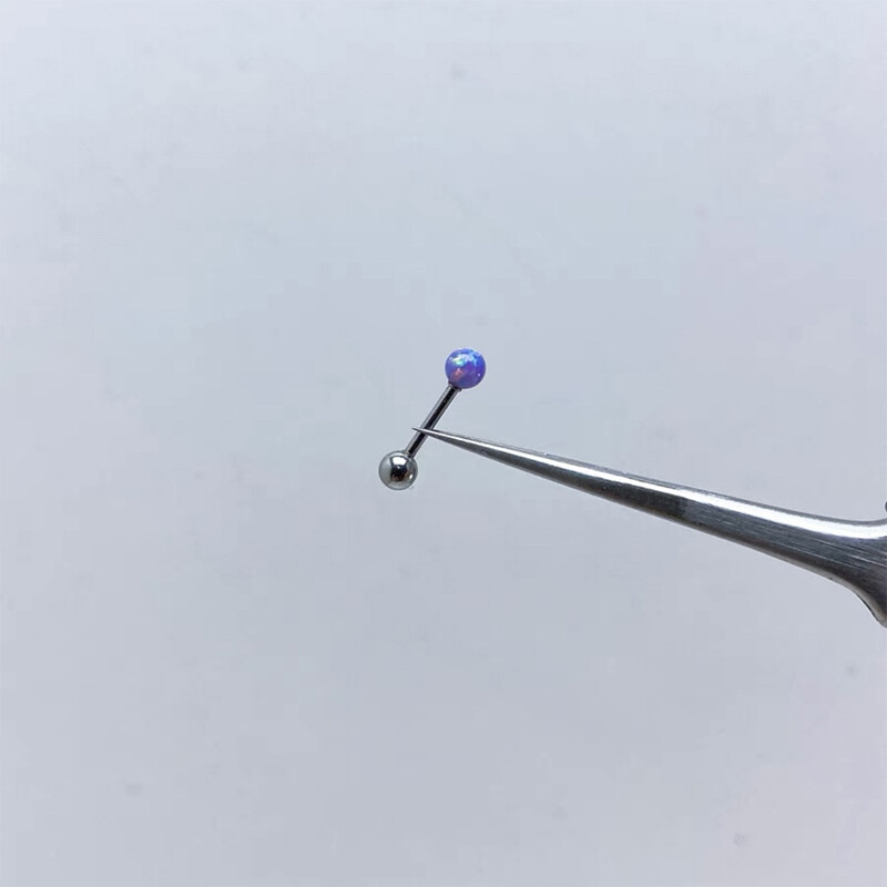 Pearl Purple Butterfly Zircon Ear Bone Nail Stainless Steel Studs ...