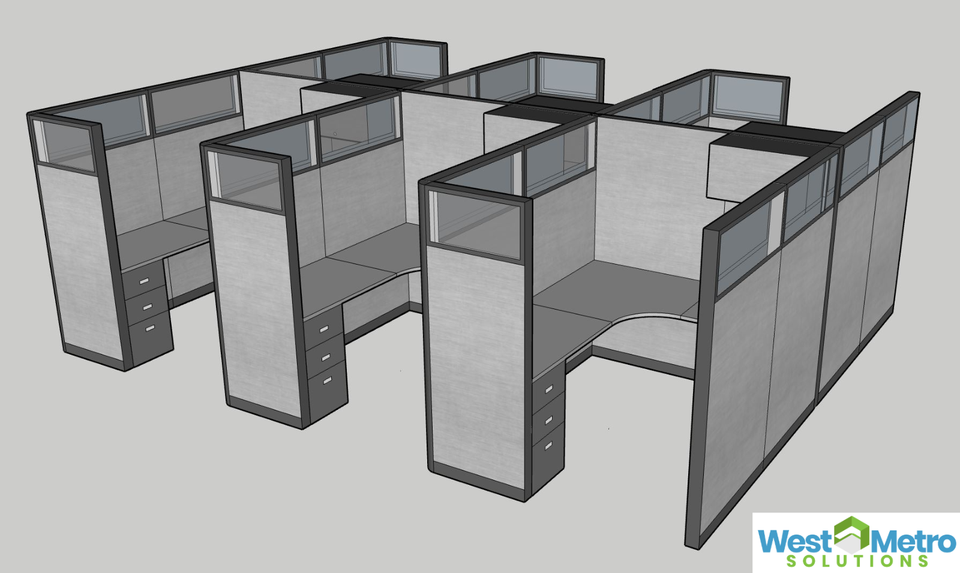 Herman Miller AO2 3x5, 5x5, 6x6, 6x7, 6x8, 7x7, 8x8, 8x9, 8x10 Office ...