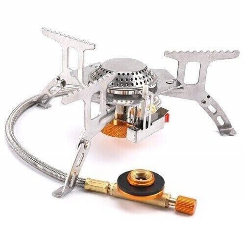 Portable Compact Gas-Burner Fishing Outdoor Cooking Camping Picnic Cook ...