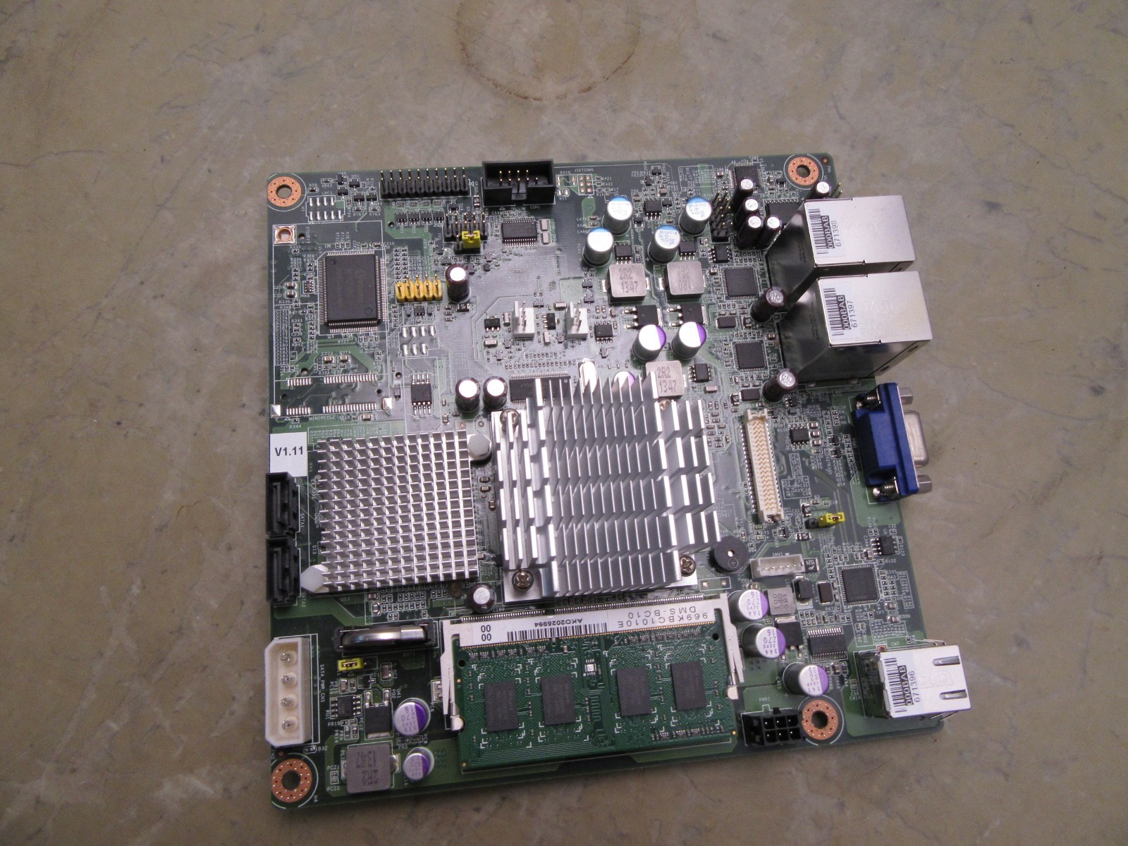 advantech dms-bc10 rev a1 single board computer motherboard 19akbc1002 ...