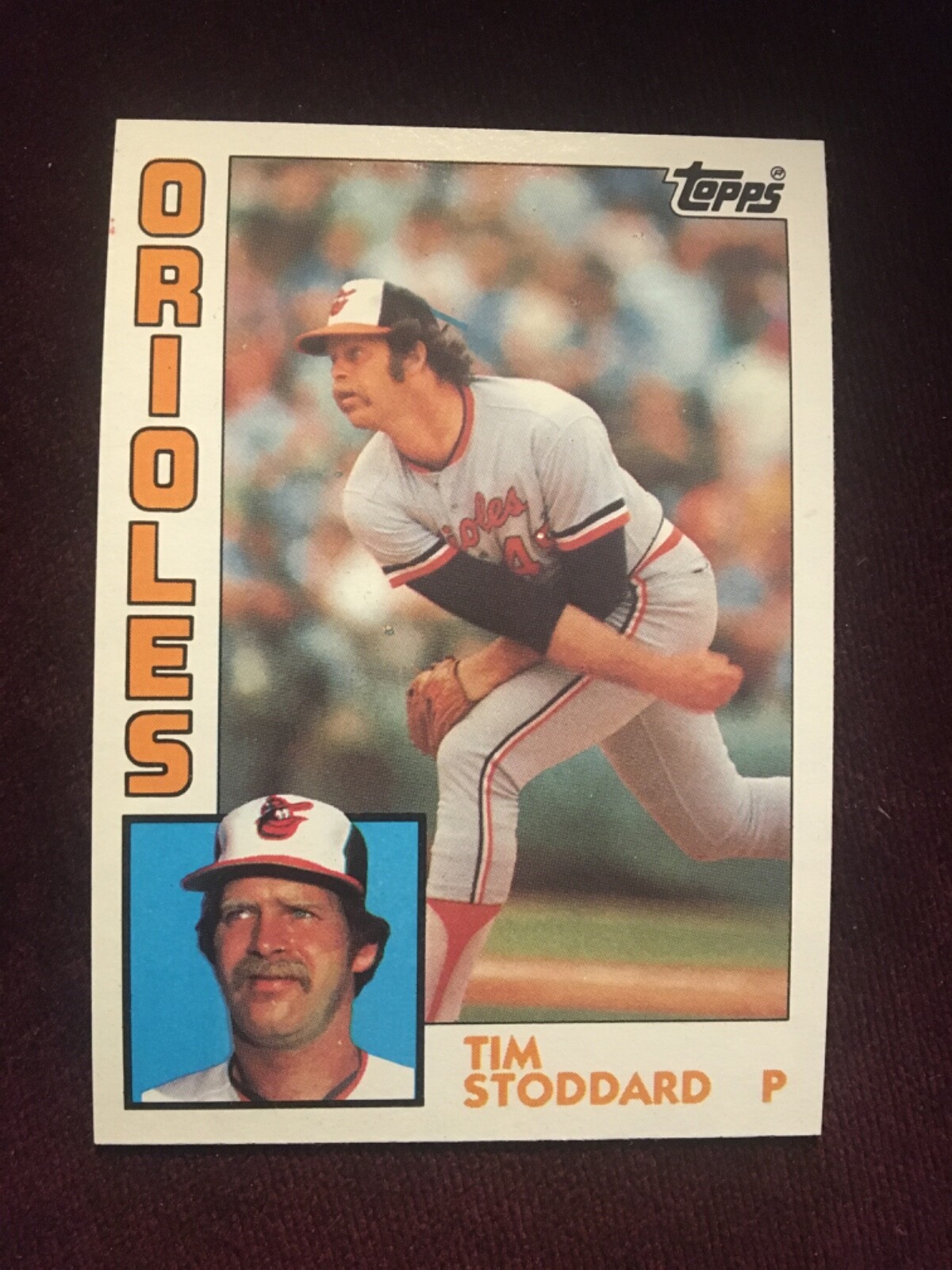 1984 Topps #106 Orioles Tim Stoddard Baseball Card | eBay