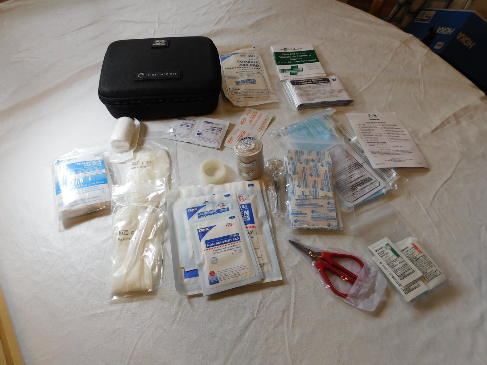 Genuine OEM Mazda first aid kit MX5 Miata 2022 medical supplies fits in ...