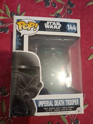 FUNKO POP STAR WARS ROGUE ONE Figurine 10 cm IMPERIAL DEATH TROOPER 144 ...