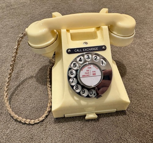 Restored GPO 332 Ivory Bakelite Rotary Dial Telephone - Very Good ...