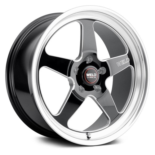 Weld Performance S155 Ventura Drag Wheels 18x5 (-10, 5x120.65) Rims Set ...