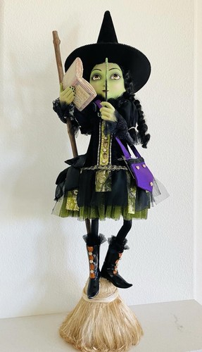 Katherine's Collection Halloween Witch 30” Doll Retired Spell Book ...