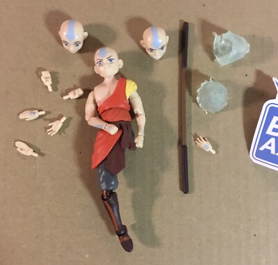 Avatar the Last Airbender Aang Figure, BEST AXN 5" Action Figure Fodder ...