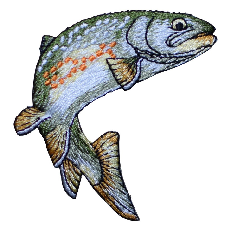 Trout Patch Set - Golden Trout, Striped Brook Trout, Brown Trout(Iron ...