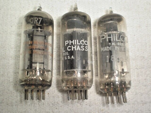 VINTAGE PHILCO 6DR7 VACUUM TUBE TUBES LOT OF 3 USA TESTED TUB24140 | eBay