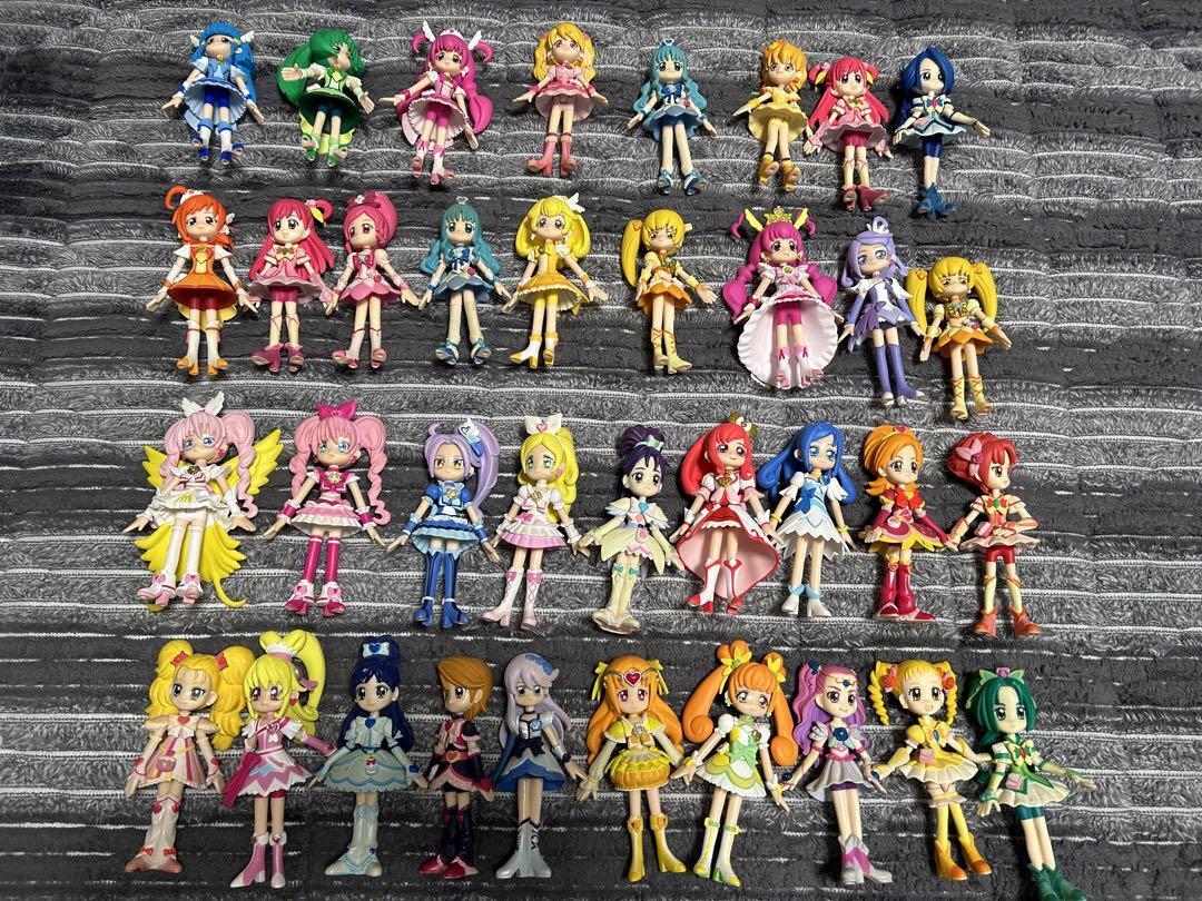 Precure Figure Anime character Goods lot of 36 Set sale Ale black white ...