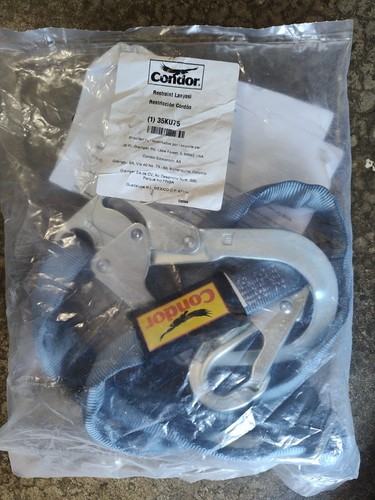 CONDOR Restraint Lanyard 1 Leg 4' to 6' Blue | eBay
