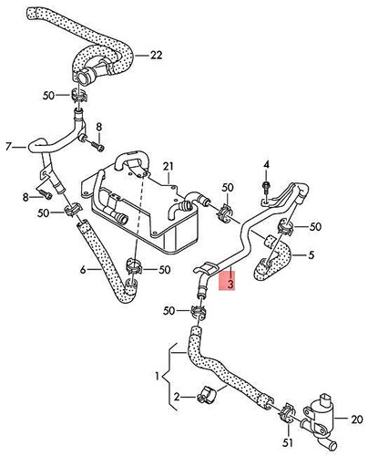 Genuine AUDI A8 S8 quattro 4H2 4H8 Coolant Pipe Left Rear 4H0121400S | eBay