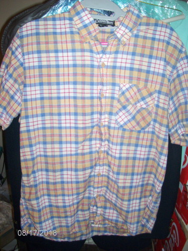 Vintage Pier Connection Casual Button Down Men's Shirt Size Medium (See ...