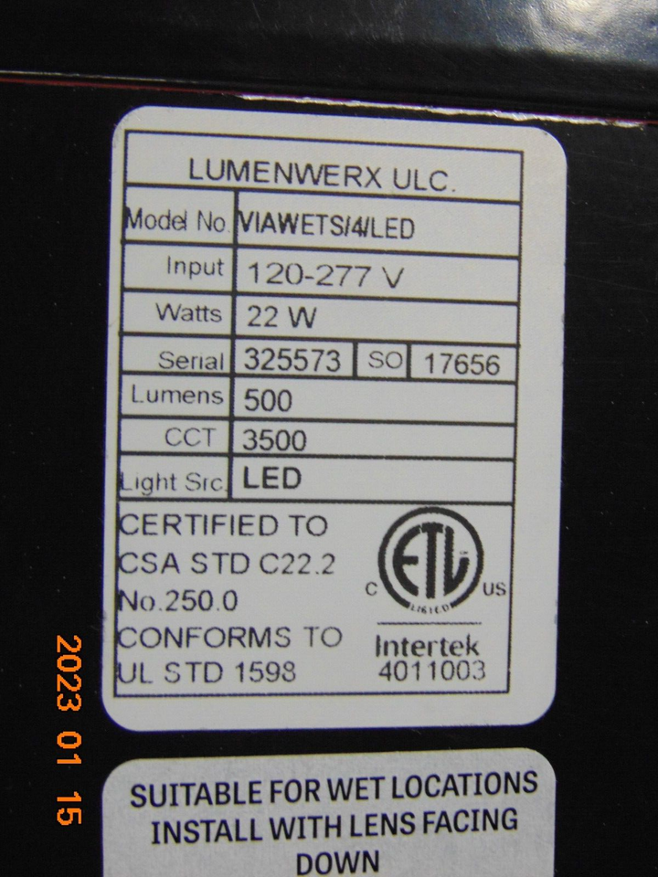 NEW Lumenwerx 4' VIAWET S/4/LED Light Fixture 22W | eBay