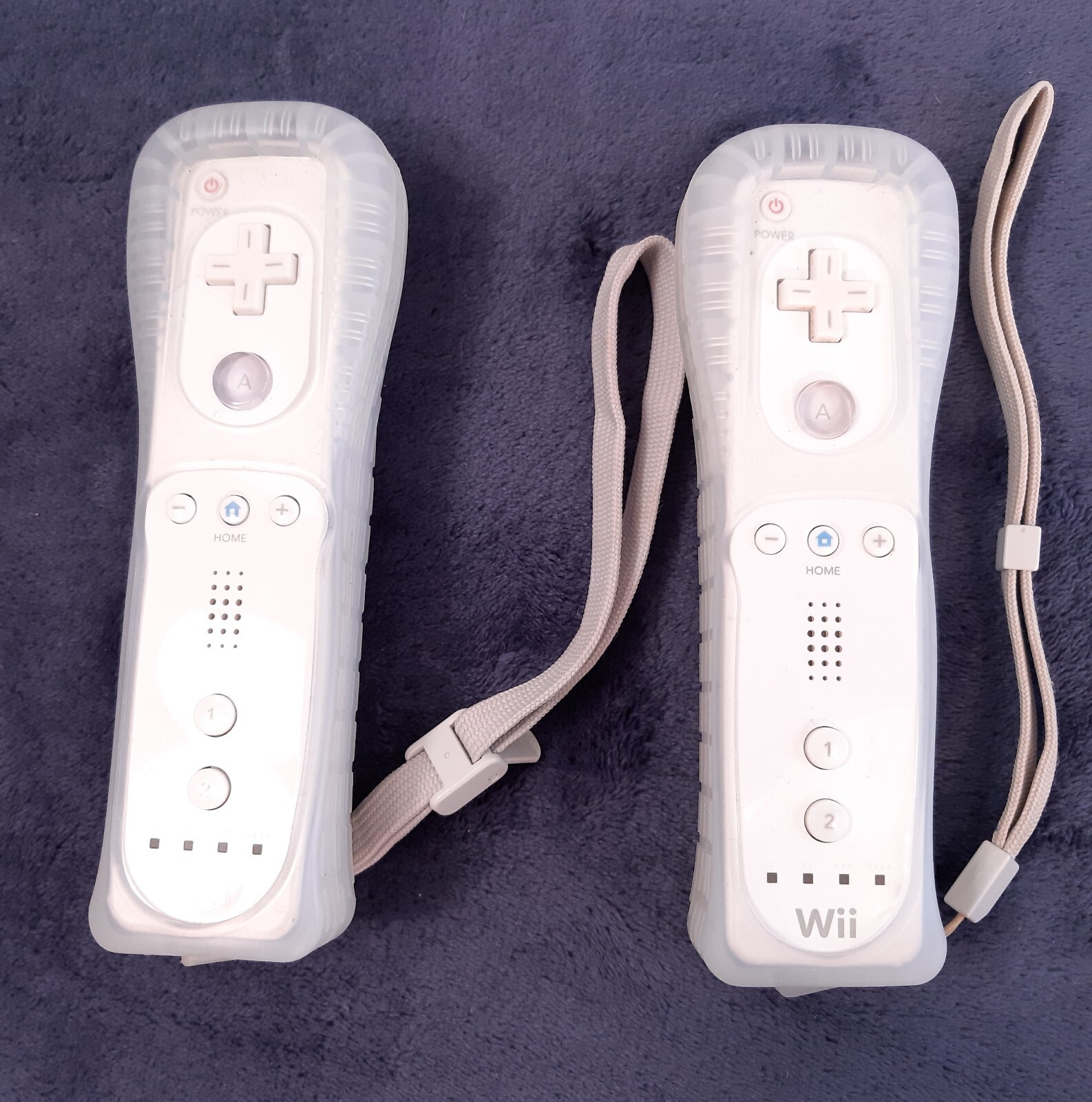 Lot of 2 Nintendo Wii Remotes With Skins | eBay