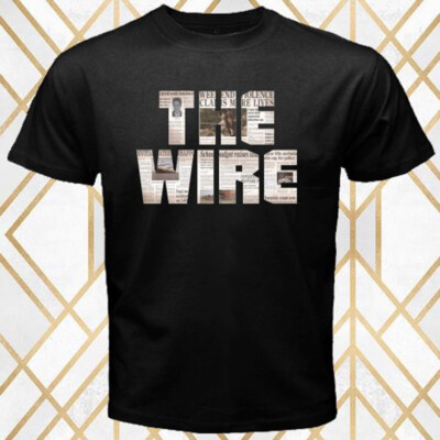 THE WIRE TV Series Men's Black Size S - 5XL | eBay