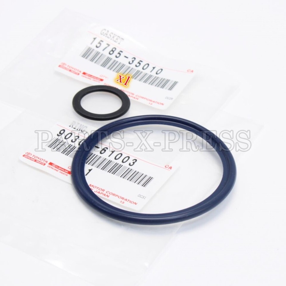 GENUINE OEM TOYOTA ENGINE OIL COOLER O-RING SET OF TWO 90301-61003 / ...