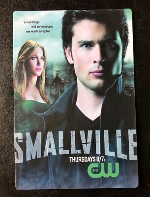 SMALLVILLE Post Card Promo Print Mini Poster Superman Tom Welling Super ...