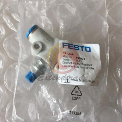 One FESTO GR-QS-8 193970 Throttle Valve New | eBay