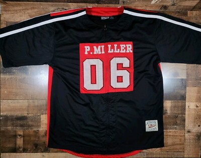 Master P Miller Jersey Shirt Mens 2XL Black Embroidered Streetwear Y2K ...