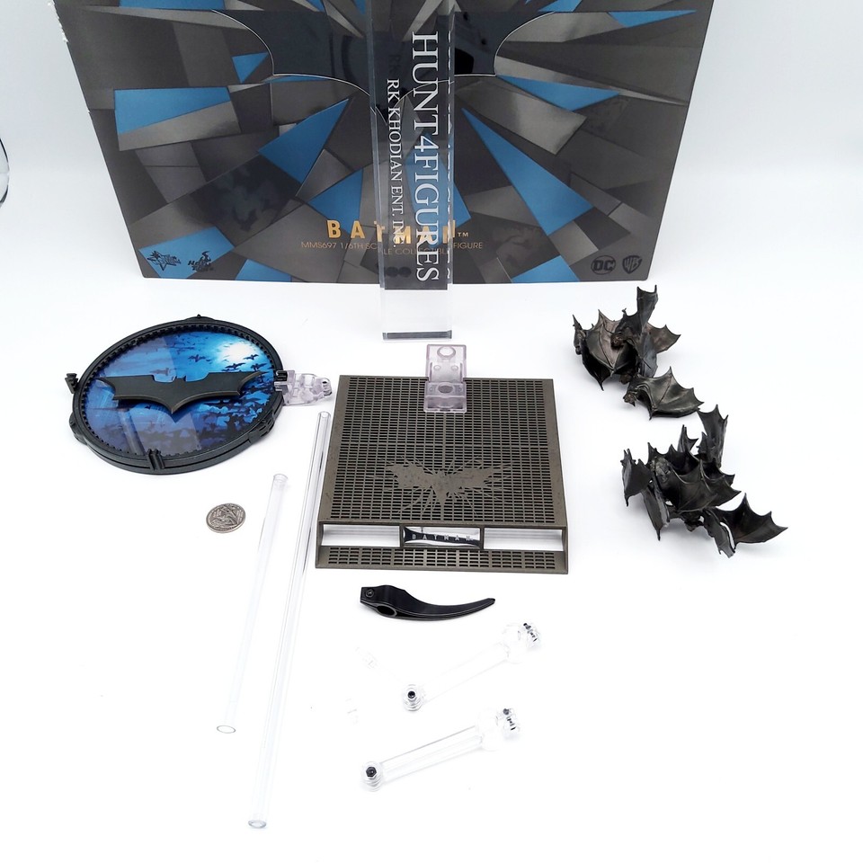 Hot Toys MMS697 TDK DC Batman WB100 Action Figure's Base Stand Diorama ...
