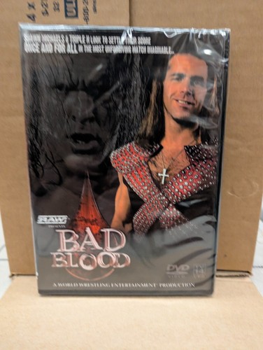WWE Bad Blood 2004 DVD Raw HBK Kane Orton Lita Trish Stratus SEALED ...