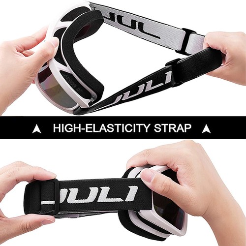 Juli Ski Goggles Clear Lens Adjustable Strap Uv Protection For Men ...