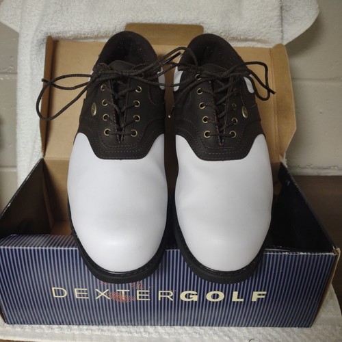 Dexter Golf Wedgewood GF951-14 Golf Shoes Size 12 water resistant white ...