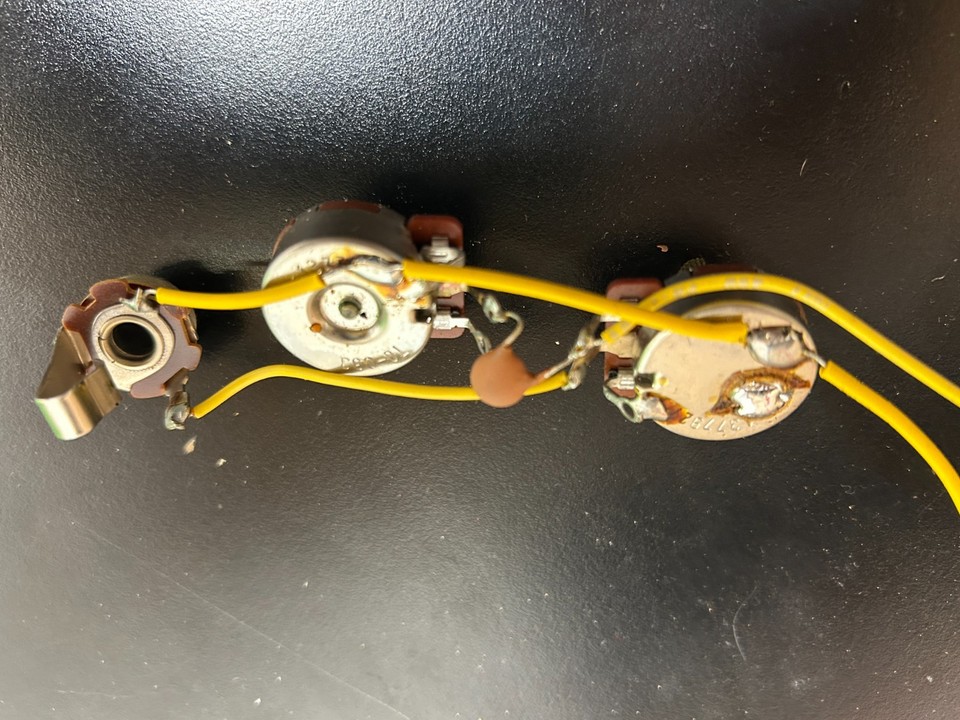 1979 - 1981 Gibson S-1 CTS Pots & Jack wiring Marauder Vintage 1970's ...