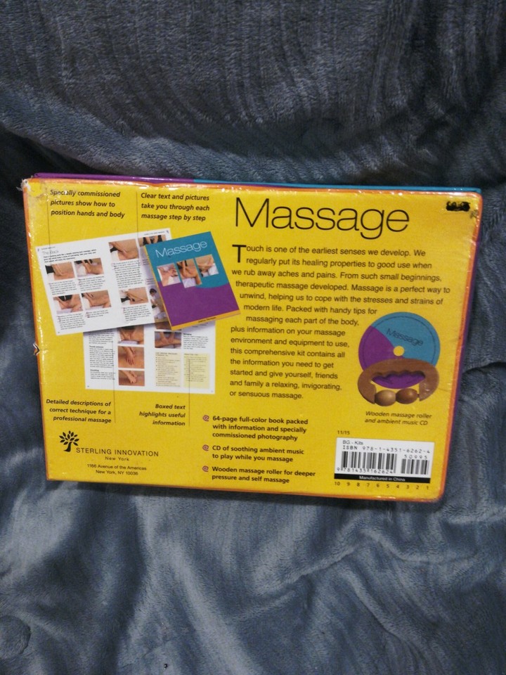 Massage Joanna Trevelyan Book & CD + Massage Roller Health Fitness New ...