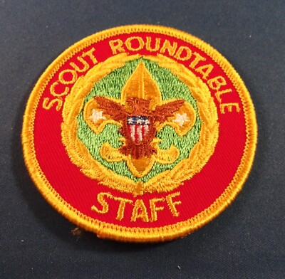 VINTAGE BSA Position Patch @ 3" - Scout Roundtable STAFF 1970s Era | eBay