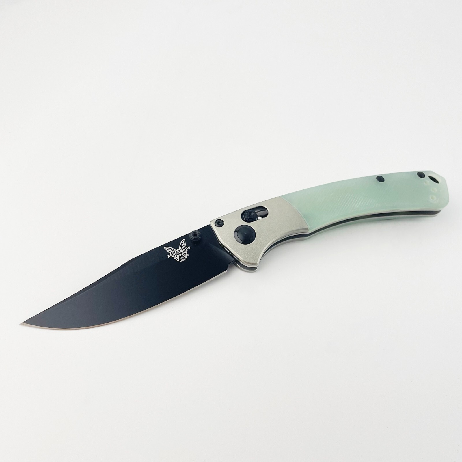 Benchmade 15085BK-2205 Mini Crooked River Jade Glass Fiber Handle M4 ...
