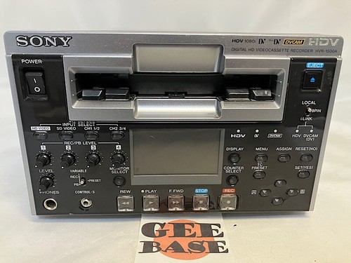 Sony HVR-1500 DIGITAL HD Video Recorder HDV MINI DV DVCAM 1080i ...