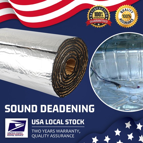 18sqft Sound Deadener Car Dashboard Heat Shield Insulation Noise Reduce ...