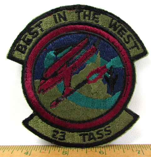 Vintage USAF 23rd Tactical Air Support Sqd TASS Jacket Patch US ...