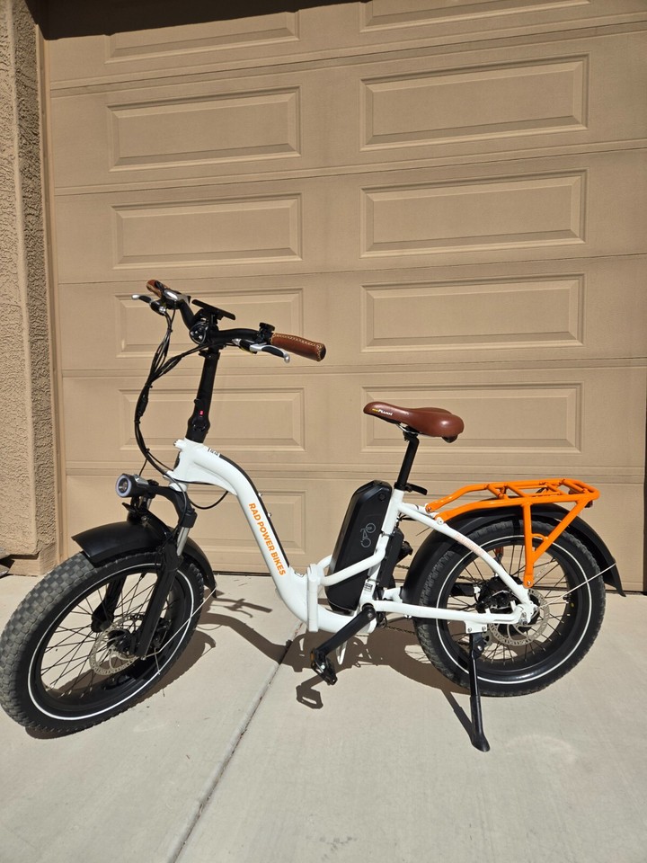White RAD Mini 2 Folding E Bike, step-thru, excellent condition | eBay