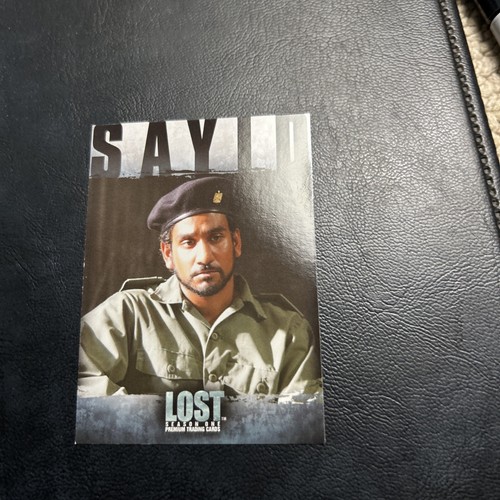 41a Lost Season One 2005 InkWorks #66 Sayid Jarrah Naveen Andrews | eBay