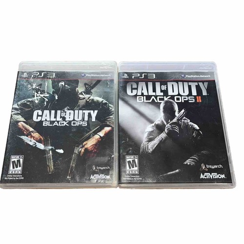 Call of Duty Black Ops and Black Ops II PS3 PlayStation 3 Complete CIB ...