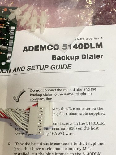 Ademco Honeywell 5140DLM Backup Dialer Module Fire Alarm System for ...