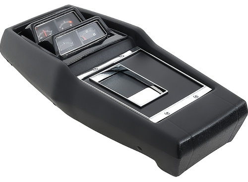 OER Manual Transmission Console Assembly With Gauges For 1968-1972 ...