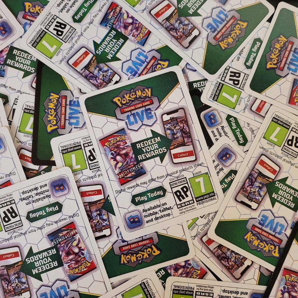 Pokemon TCG Online Unused Code Cards New Pick Your Set **Codes Messaged ...