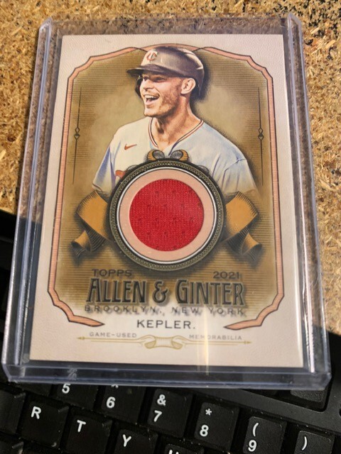 2021 TOPPS ALLEN & GINTER MAX KEPLER JERSEY CARD ~ #AGA-MK | eBay