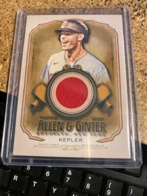 2021 TOPPS ALLEN & GINTER MAX KEPLER JERSEY CARD ~ #AGA-MK | eBay