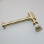 Brushed Gold Waste P-Traps Pop Up WOverflow Bathroom Basin Sink Tap ...