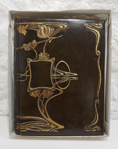 Vintage Exposures Italy Art Deco Style Italian Leather Photo Album ...