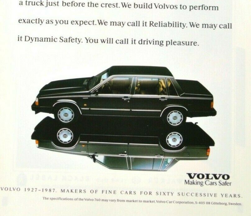 Volvo 760 Cars Sweden Print Ad Advert Original Vintage 1987 D925 | eBay ...