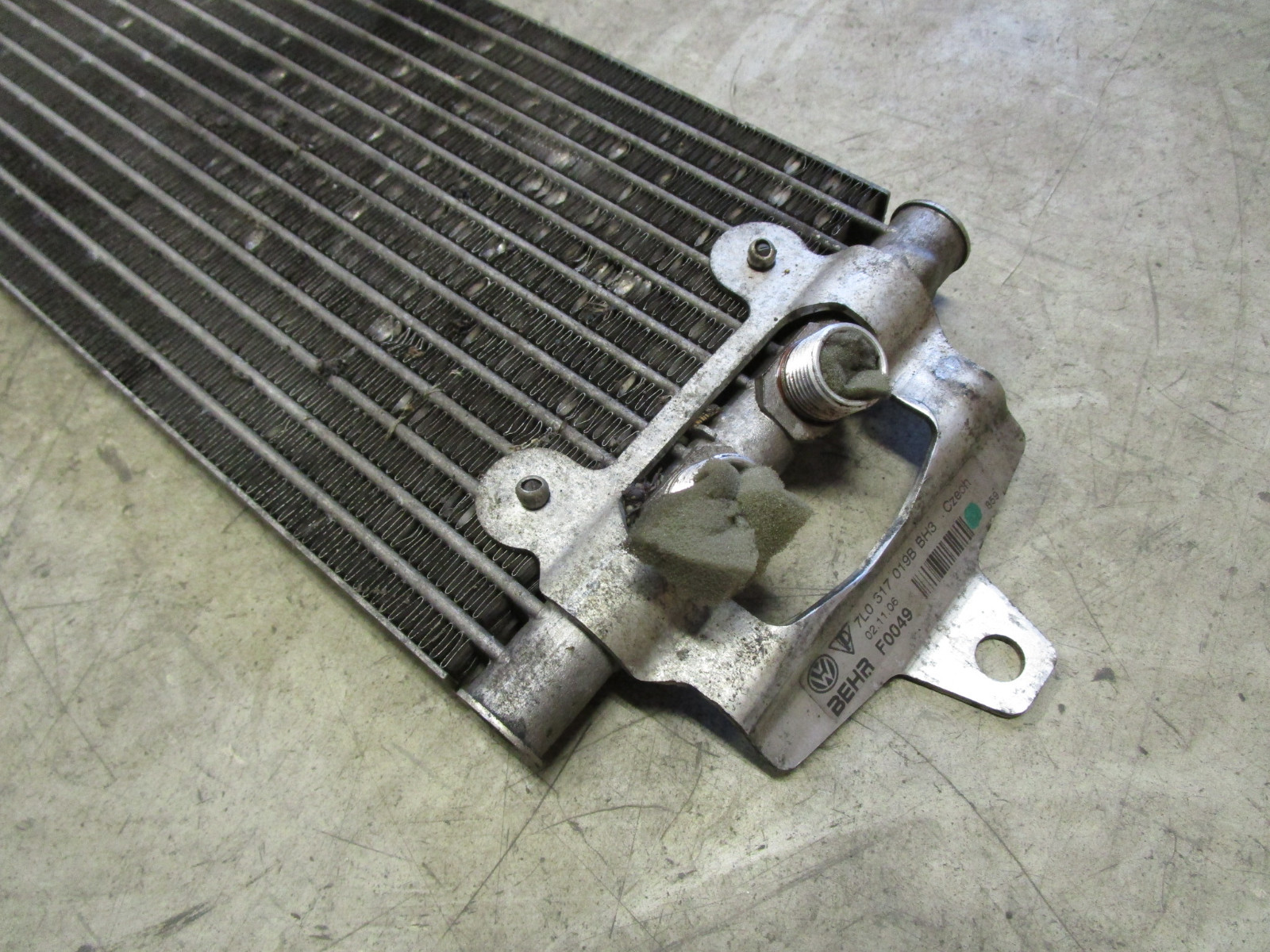 Getriebeölkühler Audi Q7 4L VW Touareg TDI Ölkühler Kühler 7L0317019B ...