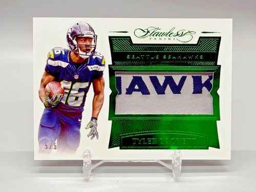 2016 Panini Flawless Tyler Lockett Nasty Patch Seahawks 5/5 | eBay