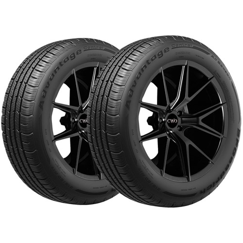 (QTY 2) 205/60R16 BFG Advantage Control 92H SL Black Wall Tires | eBay